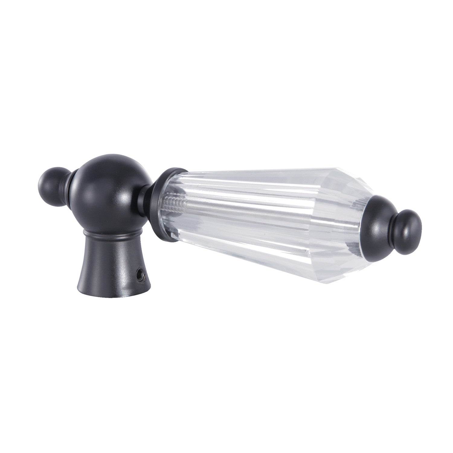Kingston Brass KSH1165WLL Crystal Lever Handle, Oil Rubbed Bronze ...